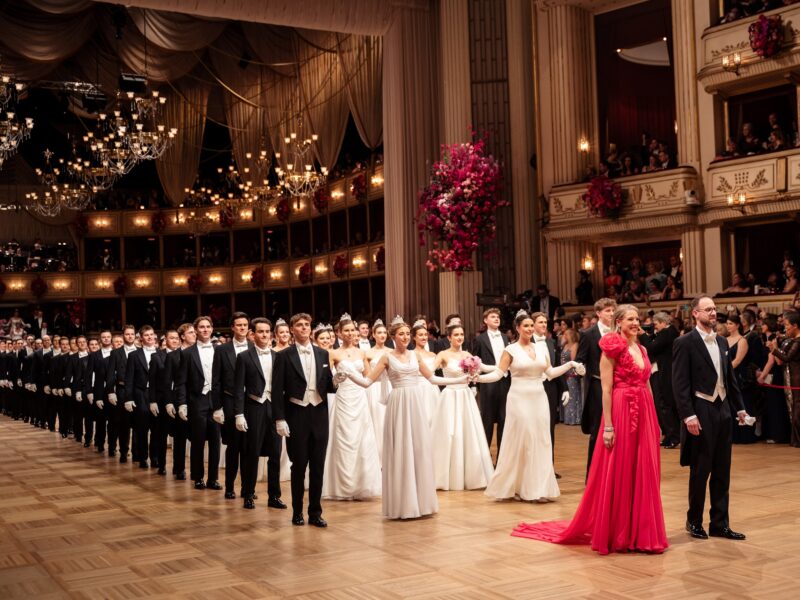 Weisses Mascherl Wiener Opernball